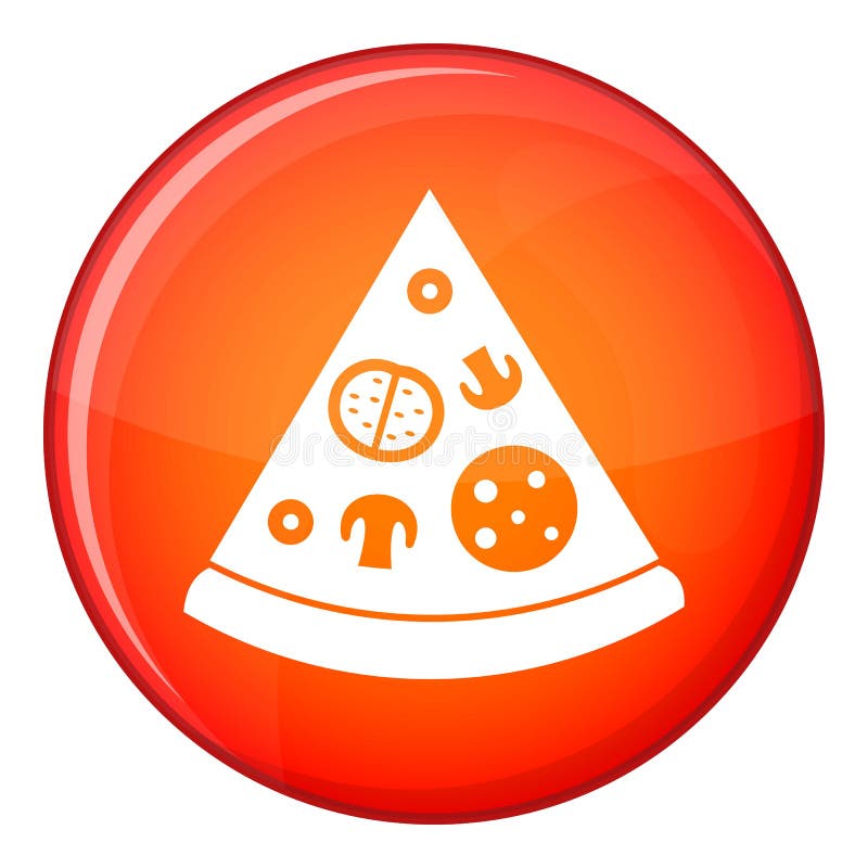 Slice of Pizza, Simple Style Stock Vector - Illustration of italian ...