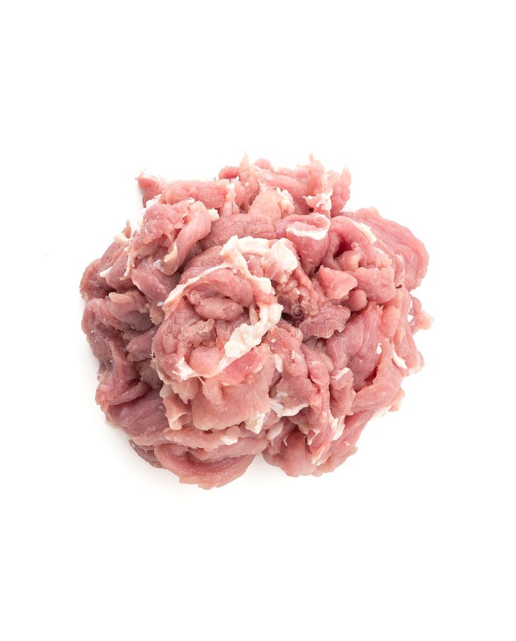 Slice pork stock image. Image of sirloin, diet, ingredient - 78467853
