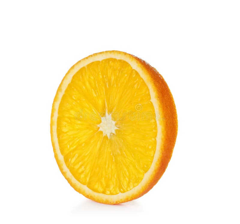 Slice of ripe orange stock photo. Image of exotic, ingredient - 141108066