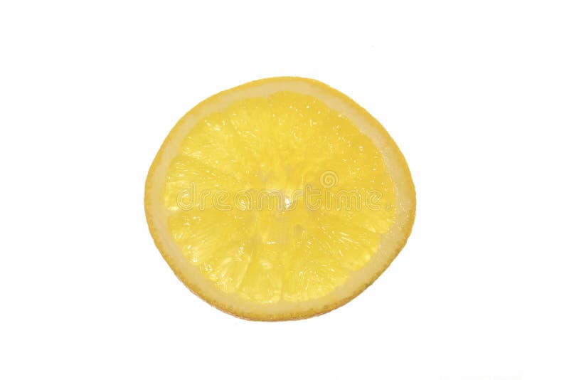 Slice of Round Orange Isolated on White Stock Photo - Image of winter ...