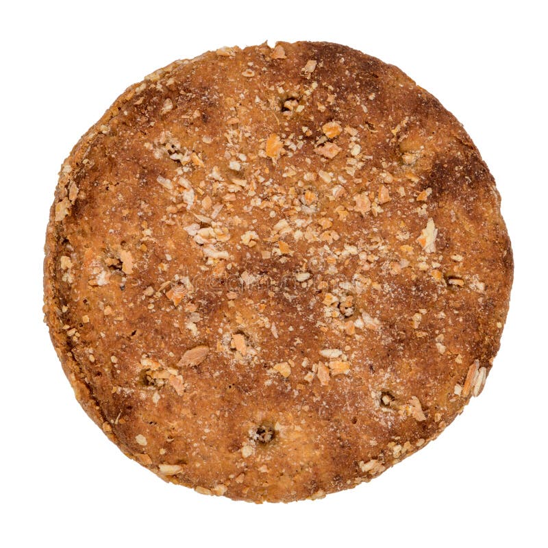Slice of round rye bread stock image. Image of natural - 179583095