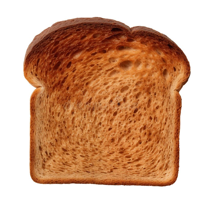 Slice Bread Cut Out Transparent Background Toasted White Suitable Stock ...