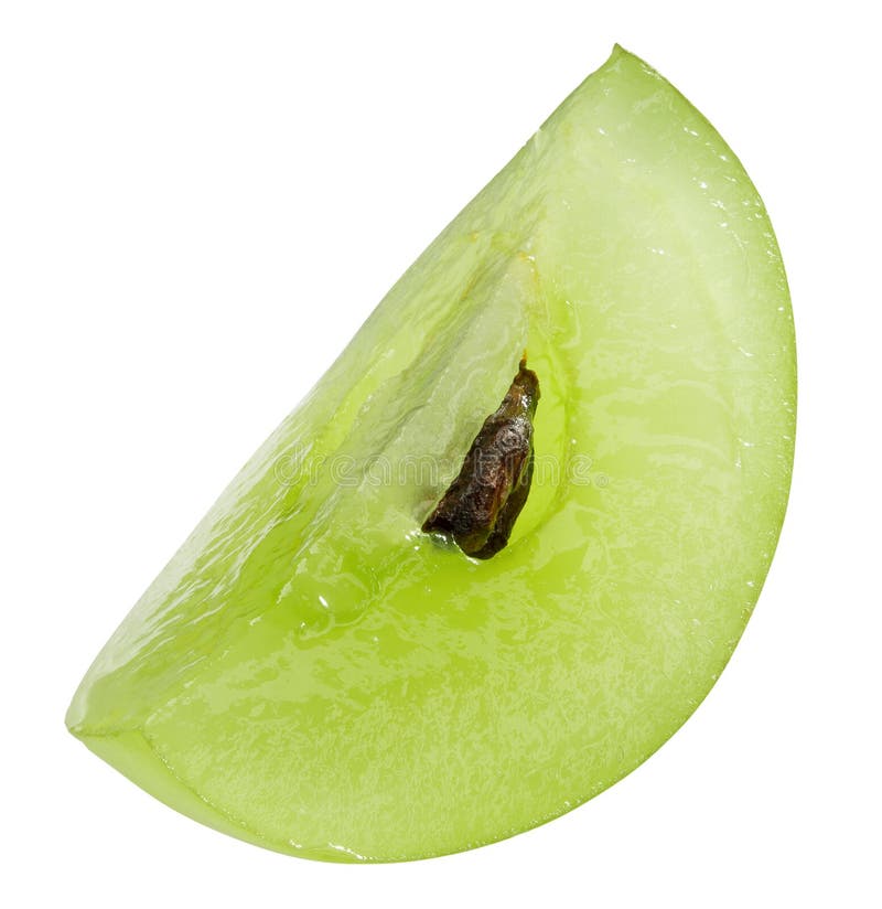 Green Single Grape Isolated on the White Background Stock Photo - Image ...