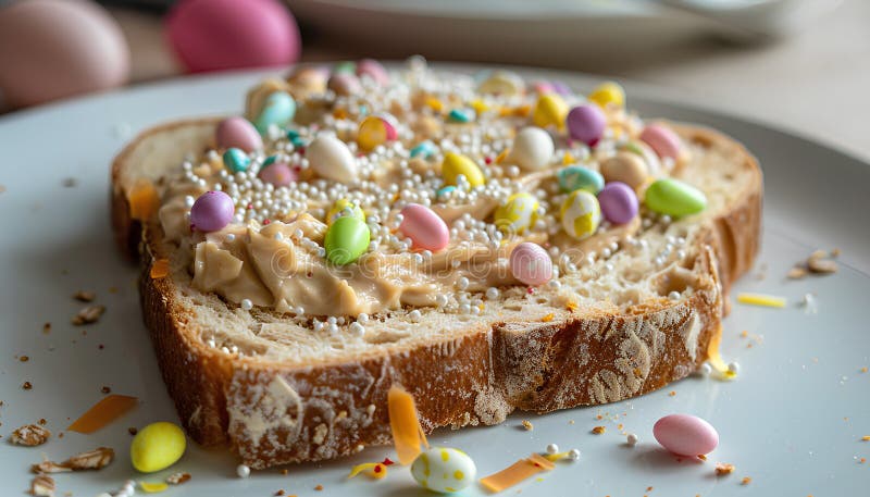 A Slice of Sourdough Bread with Spread Made of Leftover Hard-boiled ...