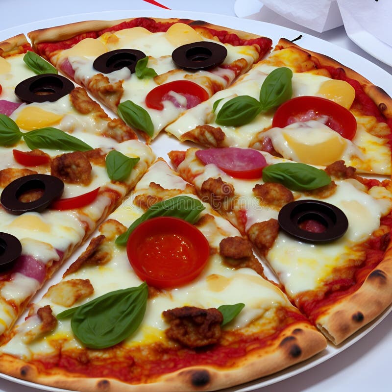 Supreme Pizza Stock Illustrations – 1,520 Supreme Pizza Stock ...