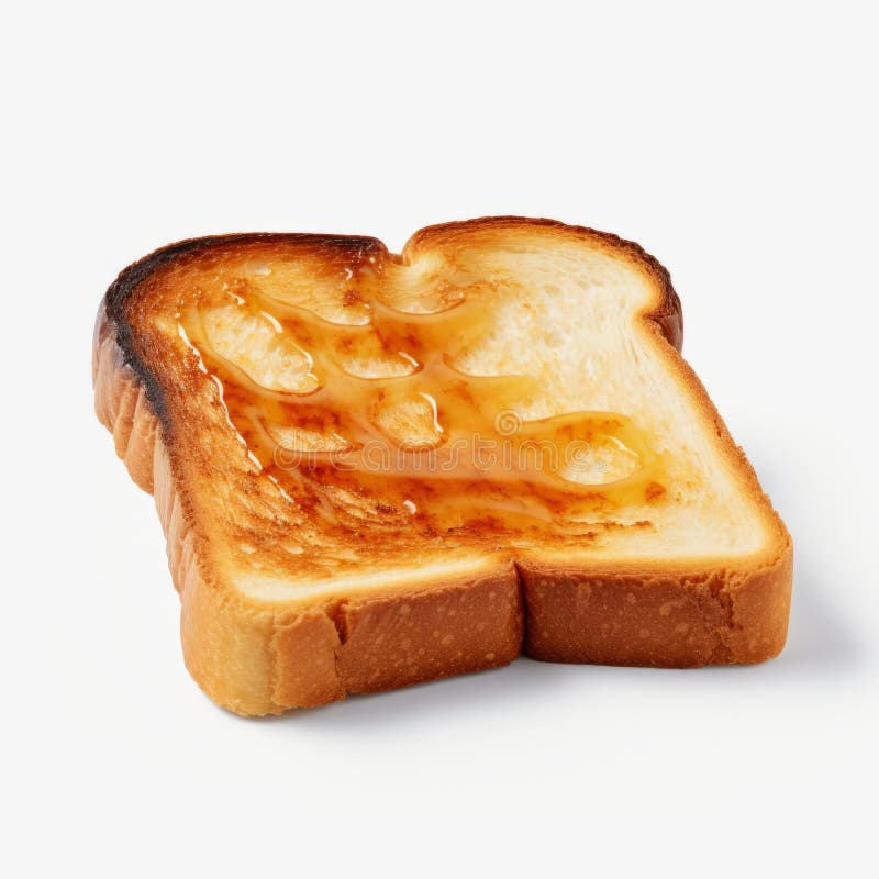 Ultra Realistic 4k Toast: Eerily Realistic Gestural Markings on White ...