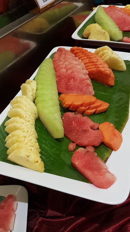 Slice of Various Flavors of Fresh Fruit Stock Photo - Image of ...