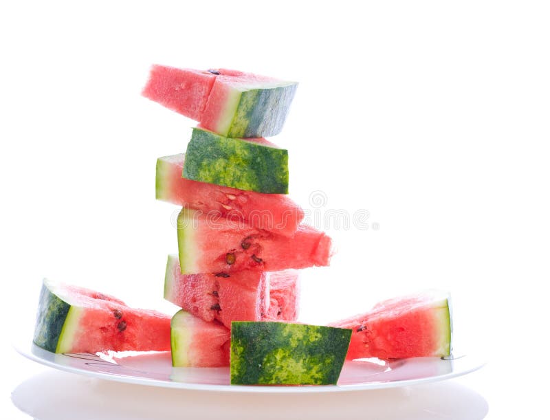 Slice of watermelon stock image. Image of watermelon - 11347657