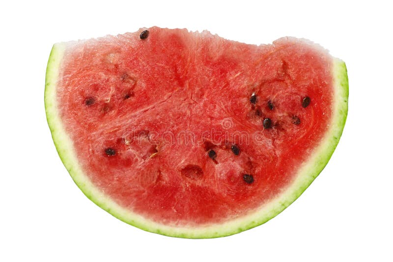 Slice Or Cross Section Of Watermelon Fruit Stock Image - Image of fresh ...