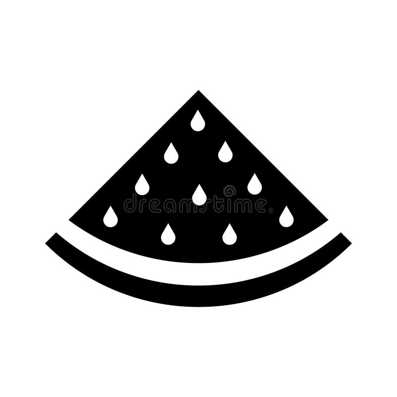 Watermelon with a Sign stock vector. Illustration of painting - 72952382