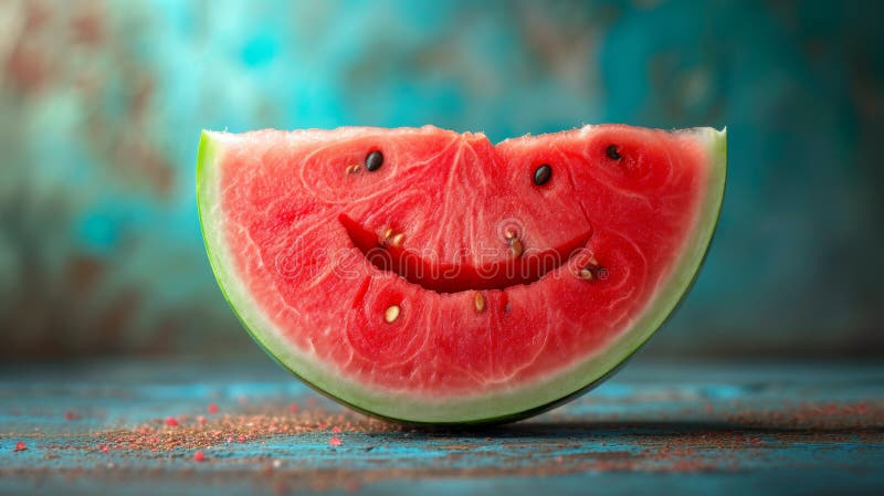 Slice Watermelon Smiley Face Drawn Stock Photos - Free & Royalty-Free ...
