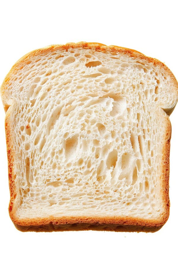A Slice of White Bread with Holes, Perfect for Food and Kitchen-related ...