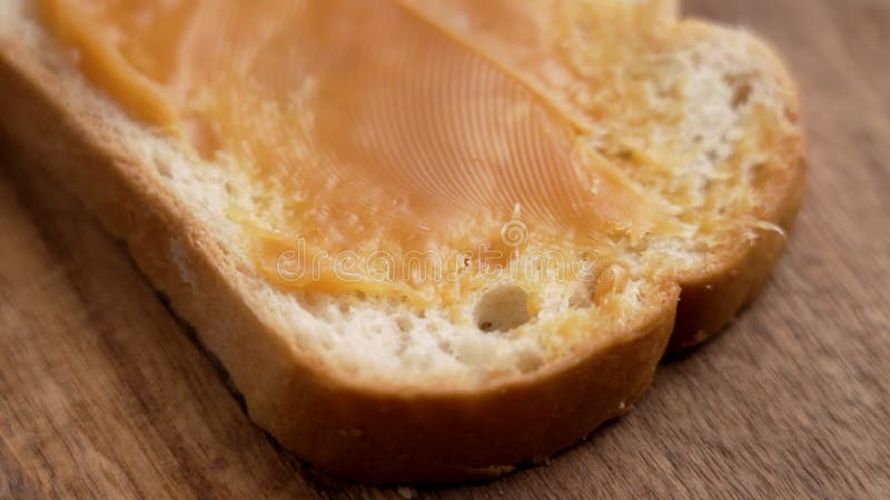 Slice of Whole Grain Bread with Smooth Layer of Vegan Sweetened ...