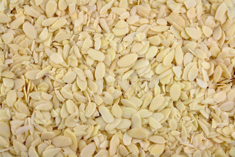 Sliced Almond stock photo. Image of particles, flakes - 97114924