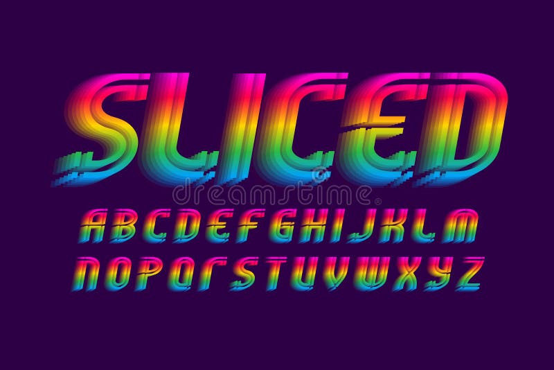 Vibrating Font Alphabet Stock Illustrations – 37 Vibrating Font ...