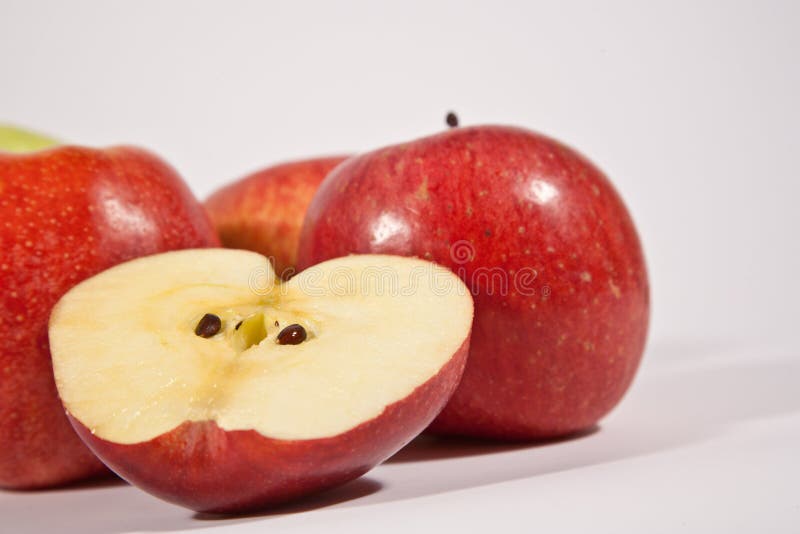 Sliced apple stock image. Image of healthy, juicy, perfect - 21312377