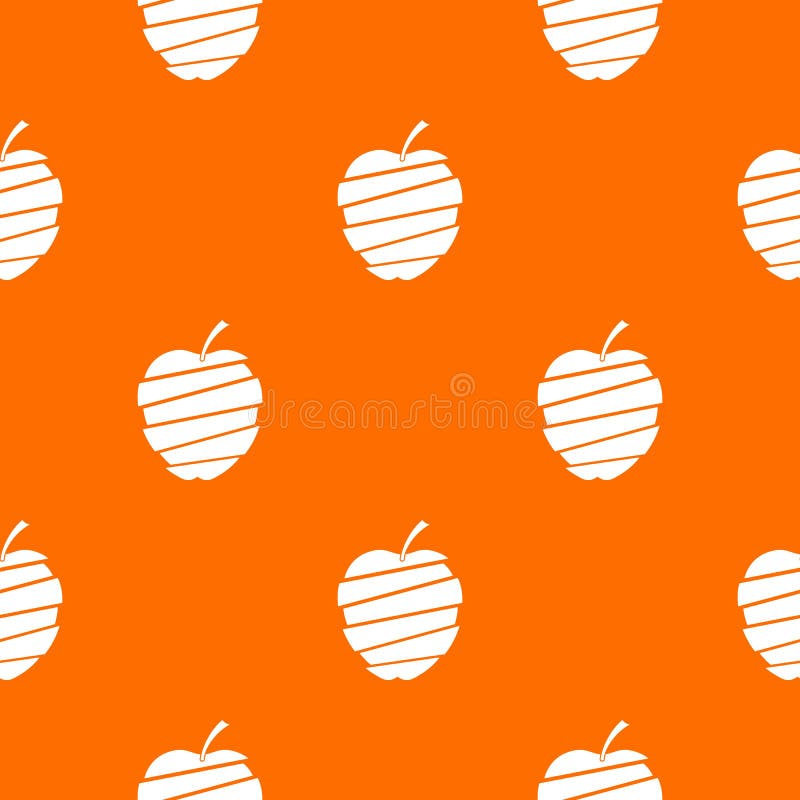 Sliced Apple Pattern Seamless Stock Vector - Illustration of apple ...