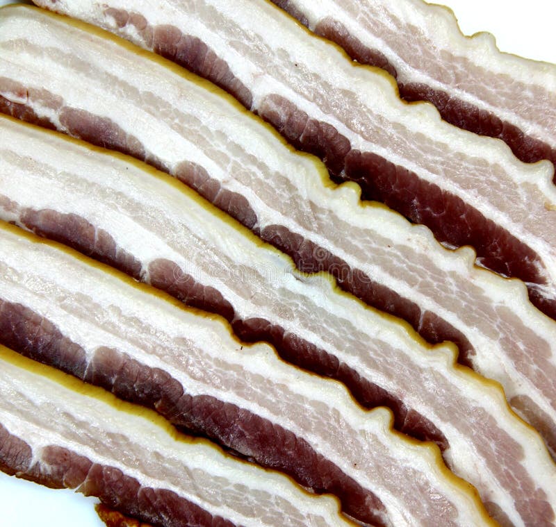 Sliced bacon stock image. Image of board, background - 80828507