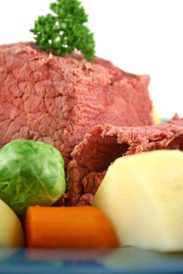 Sliced Beef Brisket stock photo. Image of delightful, corn - 5278252