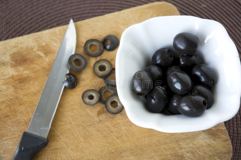 Sliced black olives stock photo. Image of diet, dinner - 37765834