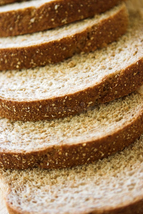 Sliced bread stock image. Image of rustic, bakery, dough - 1633933