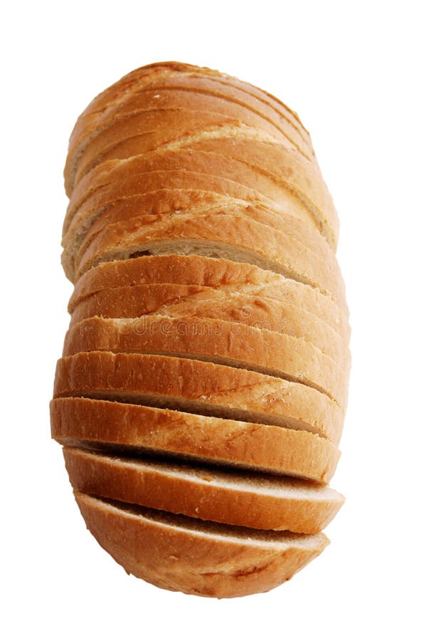 Sliced bread. stock image. Image of isolated, healthy - 18408655