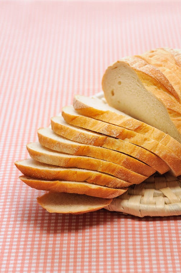 Sliced bread stock image. Image of single, portion, chopped - 26102051