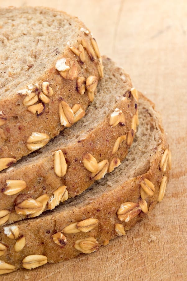 Sliced bread stock image. Image of nutrition, natural - 5386517