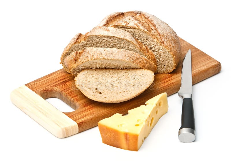 Sliced bread and cheese stock image. Image of snack, meal - 14735171