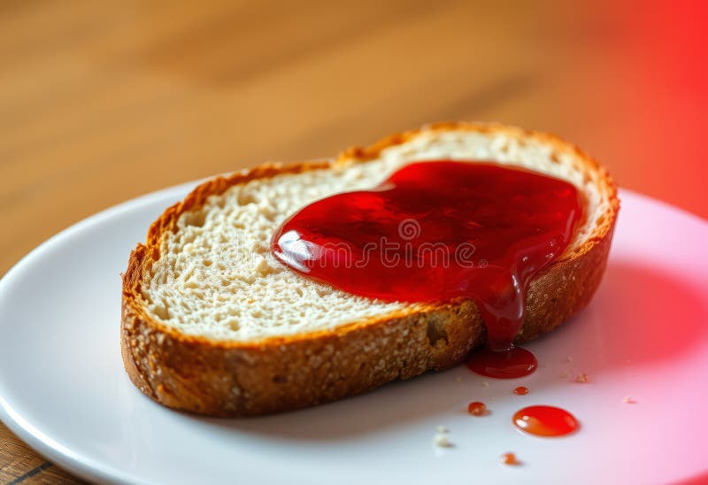 Sliced Bread with Jam All Three a Photogram of Sliced Bread Pixe Stock ...