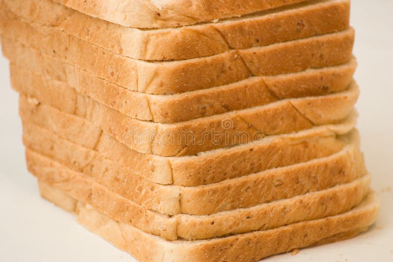 Sliced Bread Loaf stock image. Image of pastry, baking - 562325