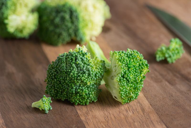 Sliced broccoli in a bowl stock photo. Image of vegetable - 130072786