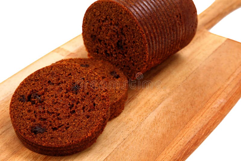 Brown Bread on Bread Paddle Stock Image - Image of raisins, fibre: 30002589