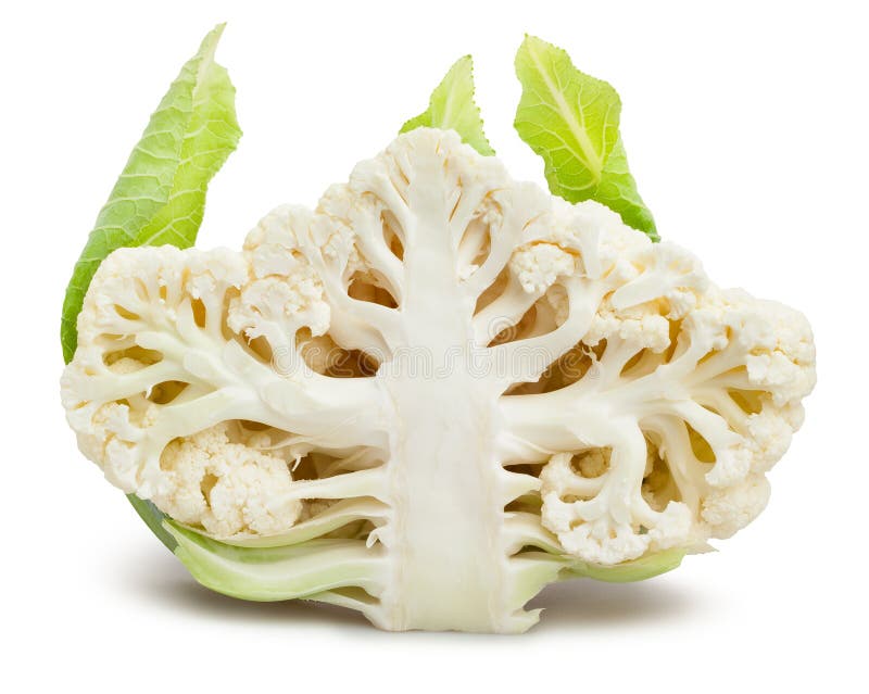 Sliced cauliflower stock image. Image of nature, white - 60997479