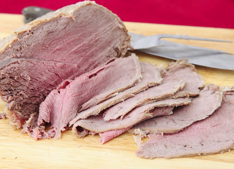 Sliced cold beef stock photo. Image of boiled, closeup - 21387196