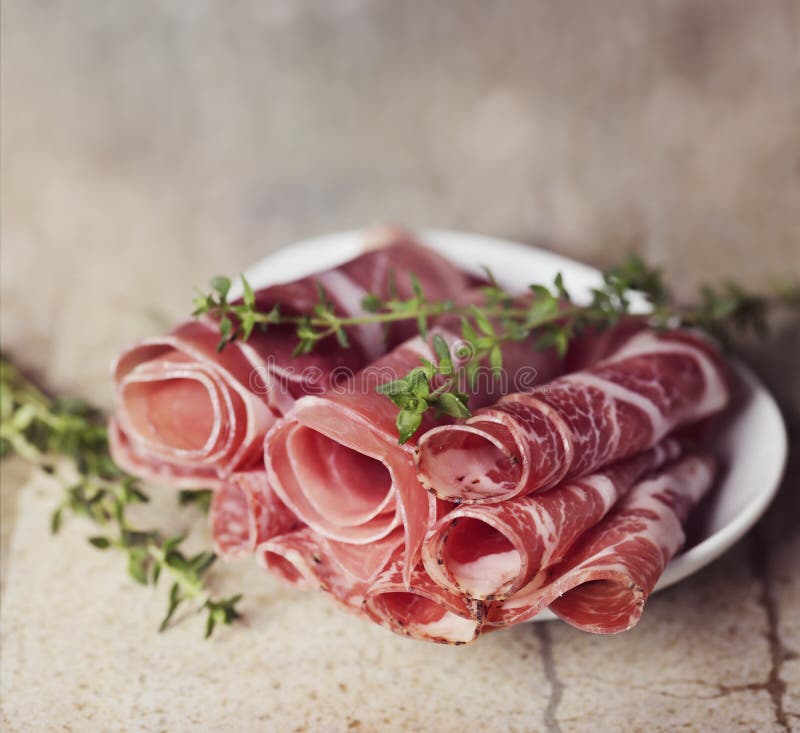 Sliced Cold Cuts stock image. Image of antipasto, cuts - 54656981