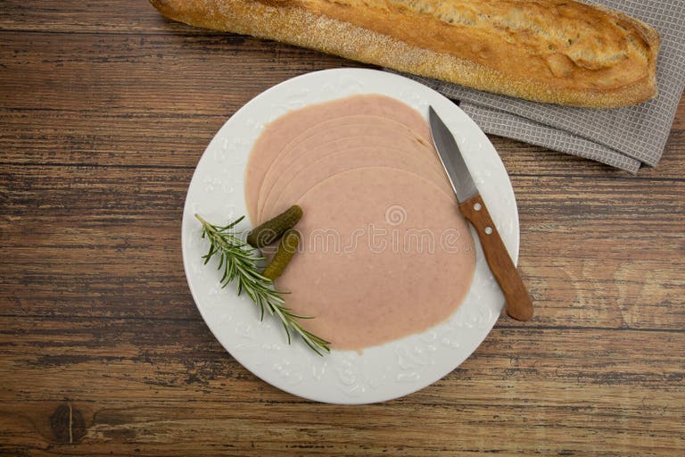 Sliced cooked chicken stock photo. Image of cuts, table - 215672238