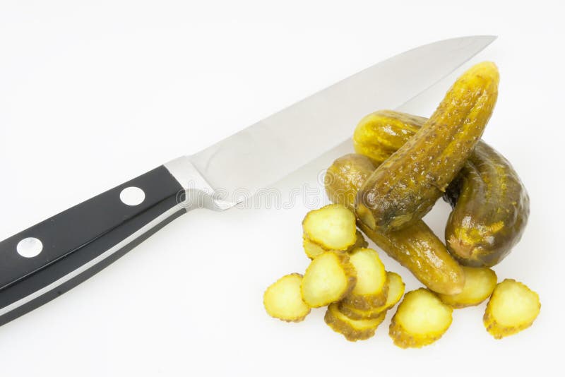 Sliced cornichons stock image. Image of food, vegetables - 10473157