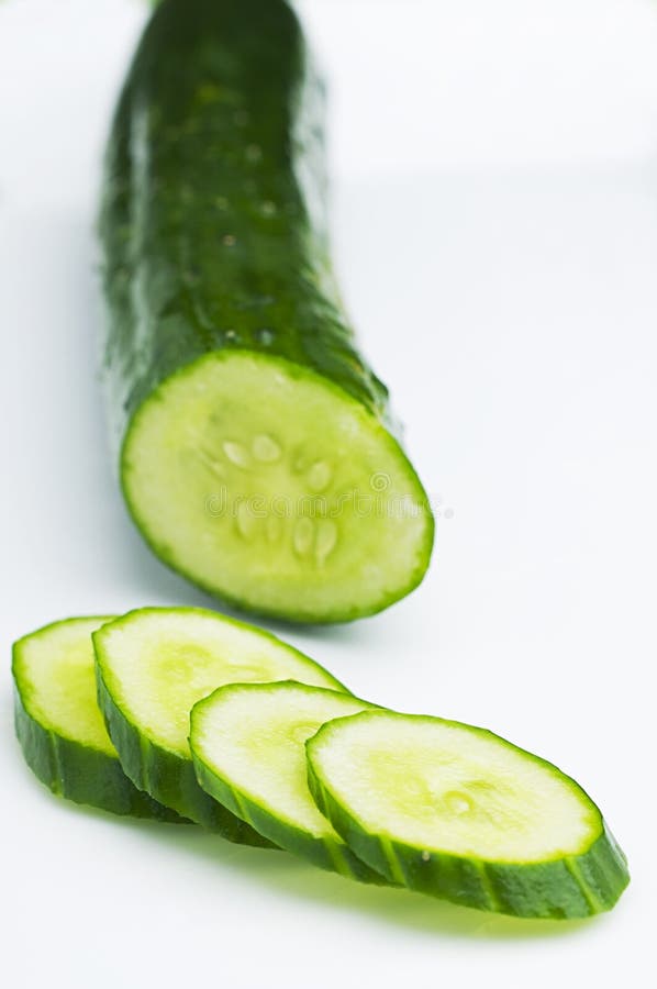 Sliced cucumber stock photo. Image of food, green, vegetable - 25773484