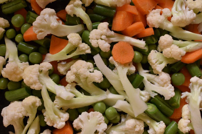 Sliced Cut Mixed Vegatable at Kitchen. Stock Image - Image of nature ...