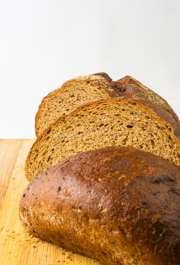 Sliced dark bread stock image. Image of dark, bakery - 72559735