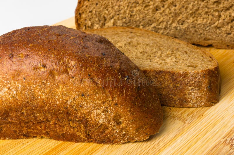Sliced dark bread stock photo. Image of macro, eating - 72561524