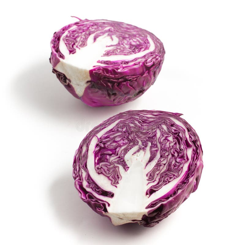 Sliced and Diced Purple Cabbage Stock Image - Image of vitamin, white ...