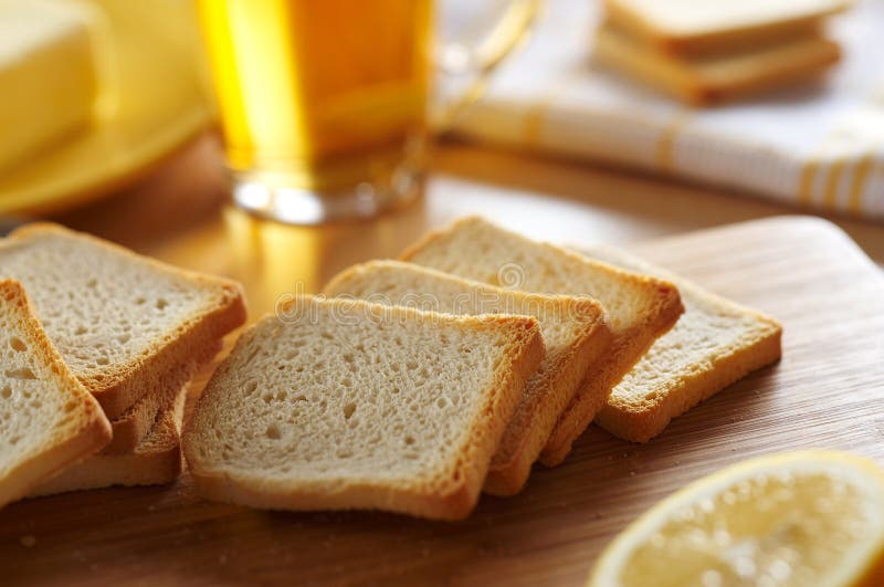 Sliced double baked bread stock photo. Image of baked - 9154586