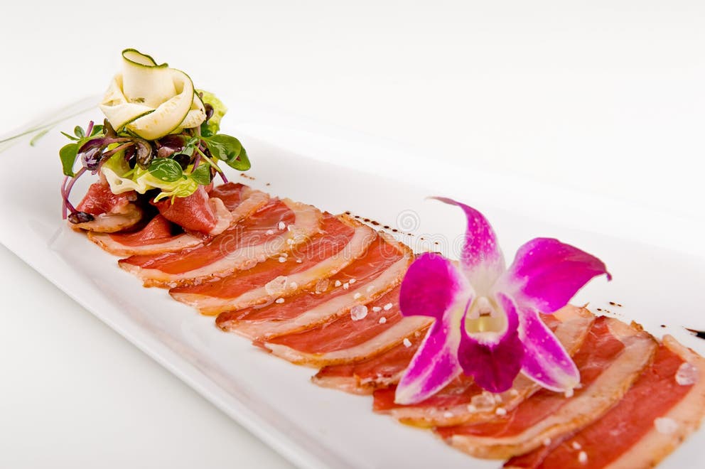 Sliced duck breast 3 stock image. Image of cold, focus - 13237569