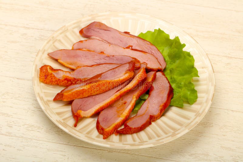 Sliced duck breast stock photo. Image of duck, sauce - 180412954