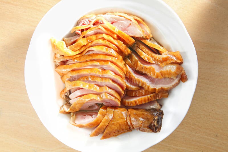 Sliced duck meat stock image. Image of slice, food, lunch - 13164455
