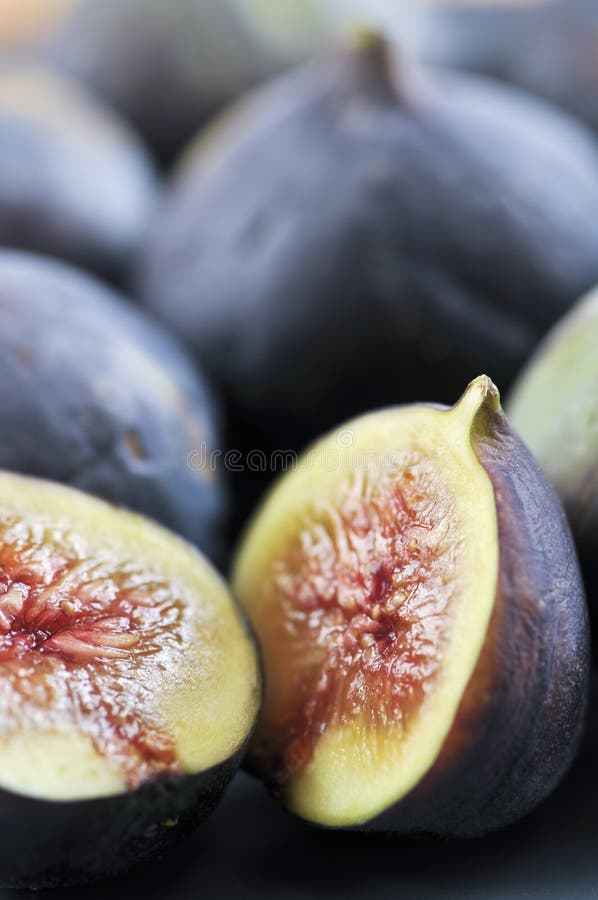Sliced figs stock photo. Image of round, delicious, flesh - 8438712
