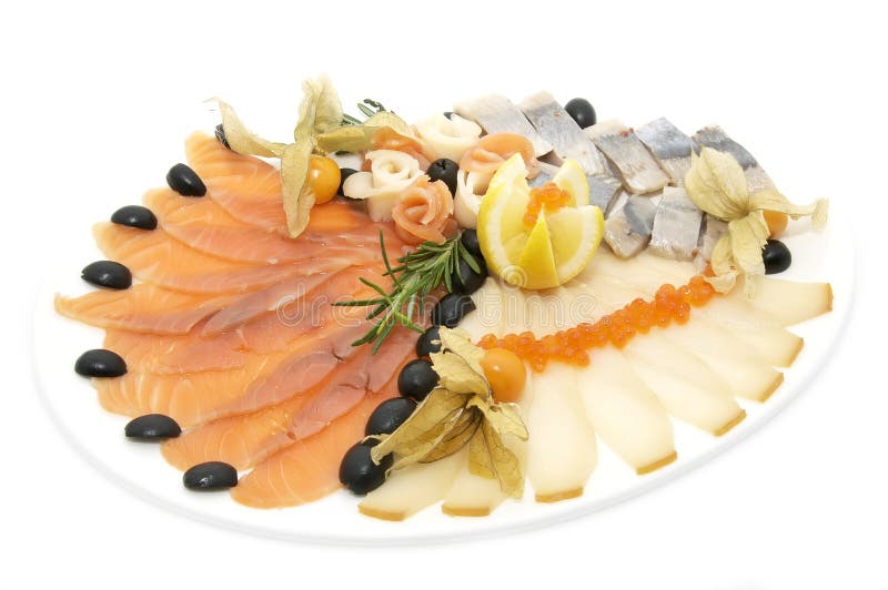 Sliced fish stock photo. Image of color, seafood, closeup - 38644396