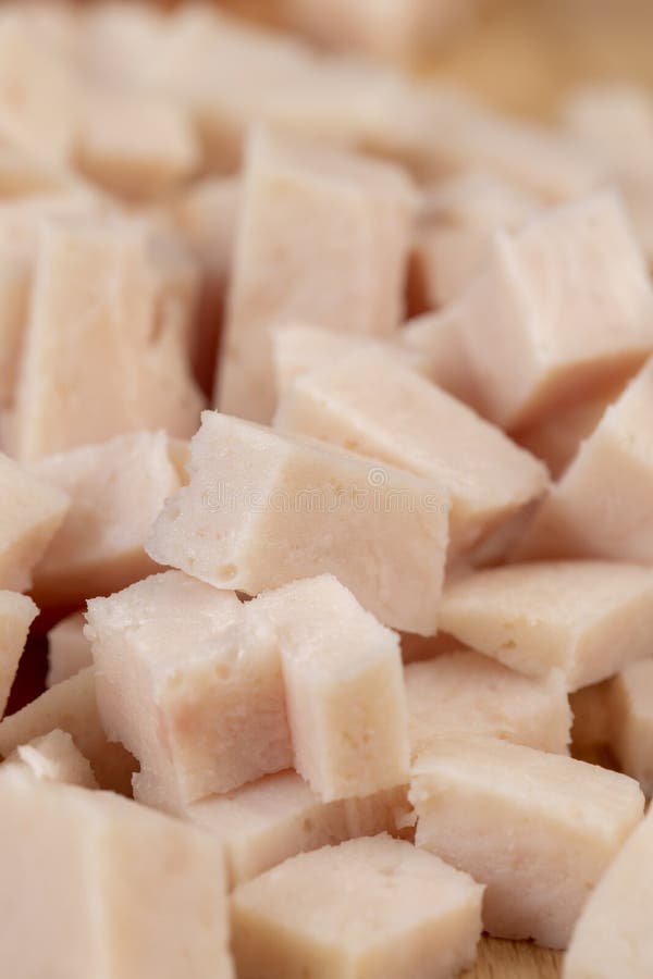 Sliced Fresh Chicken Ham from Meat Stock Image - Image of pink, food ...